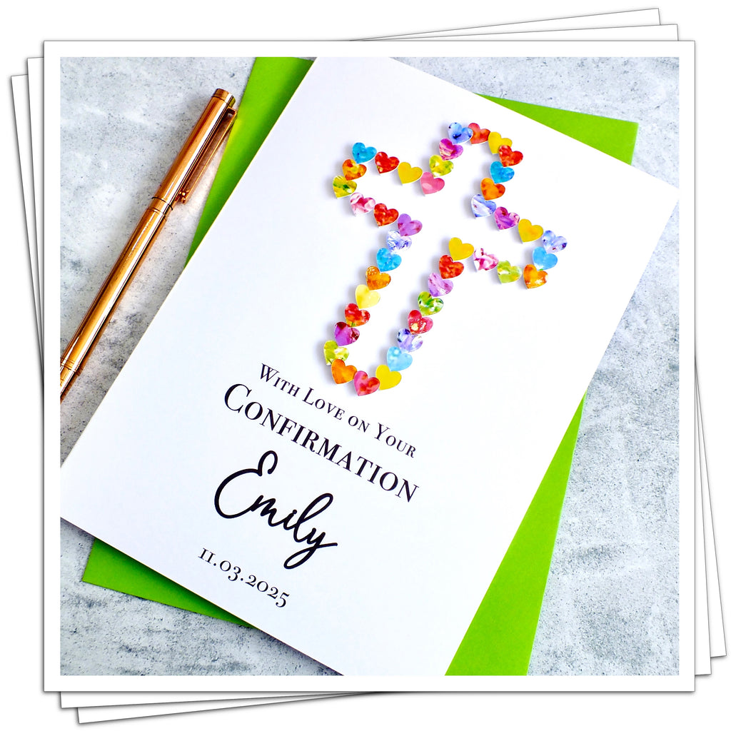 Confirmation & First Holy Communion Cards, Handmade & Personalised