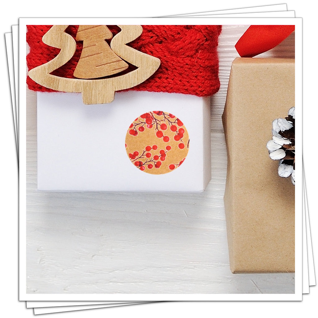 Decorative Stickers for Gift Wrapping or Favours - Free UK Delivery