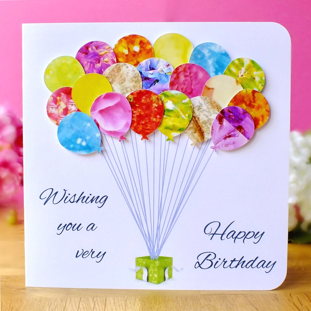 General Birthday Card - Handmade - Free uk shipping